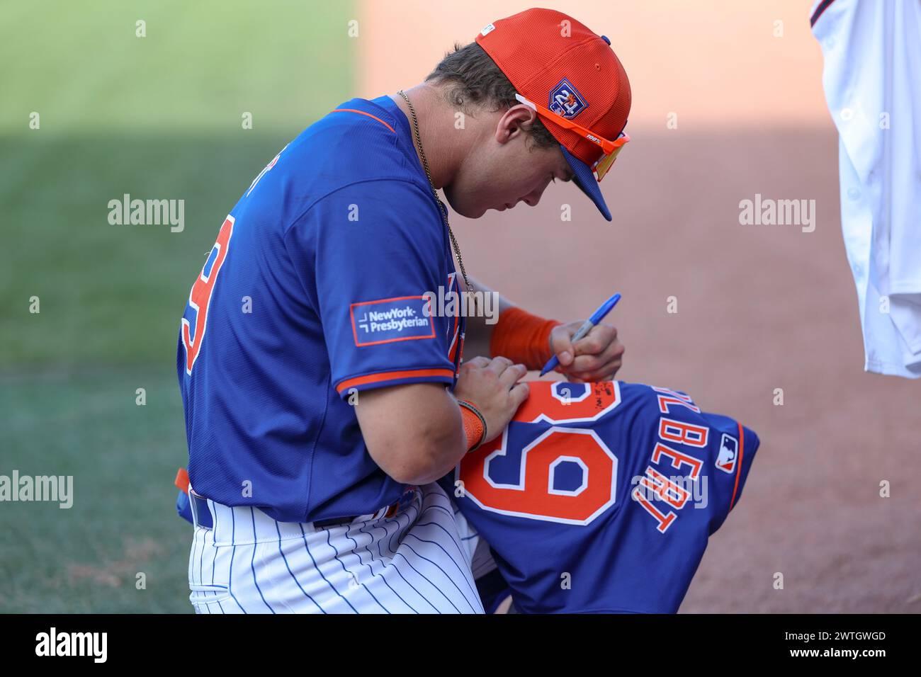 Port St Lucie, FL: New York Mets right fielder Drew Gilbert (89 ...