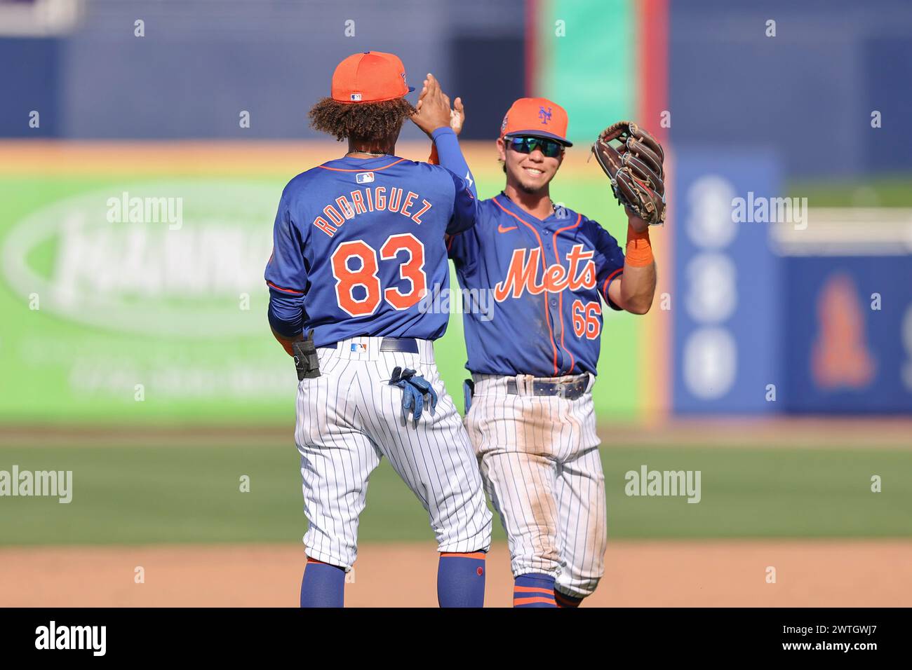 Port St Lucie, FL: New York Mets shortstop Jeremy Rodriguez (83 ...