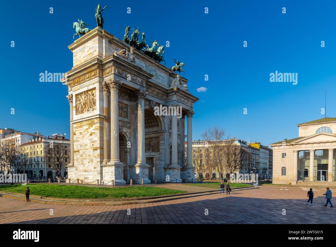 Arch of Peace is a neoclassical triumphal arch in the centre of town ...