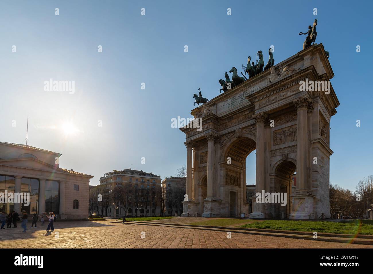 Arch of Peace is a neoclassical triumphal arch in the centre of town ...