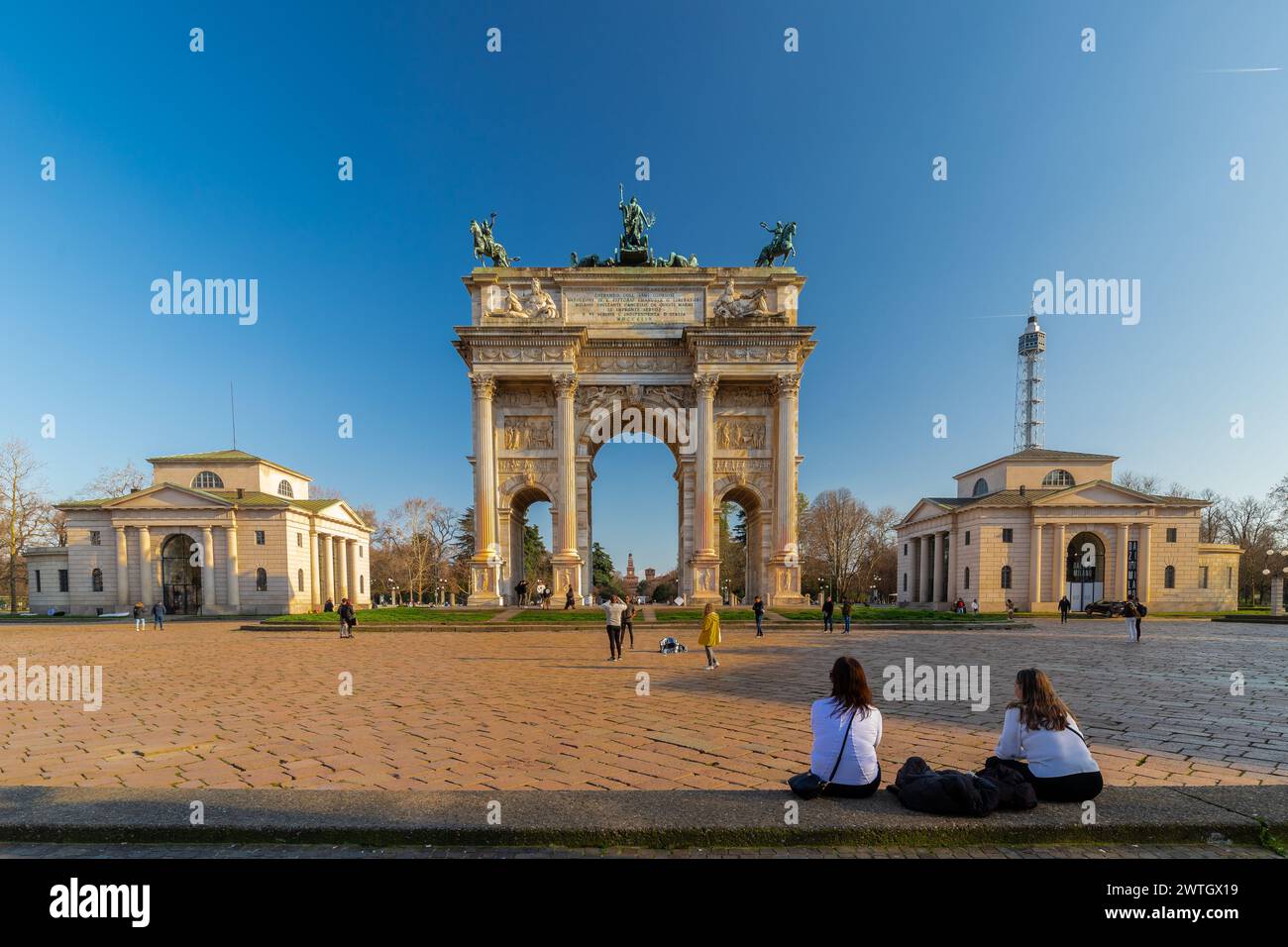 Arch of Peace is a neoclassical triumphal arch in the centre of town ...