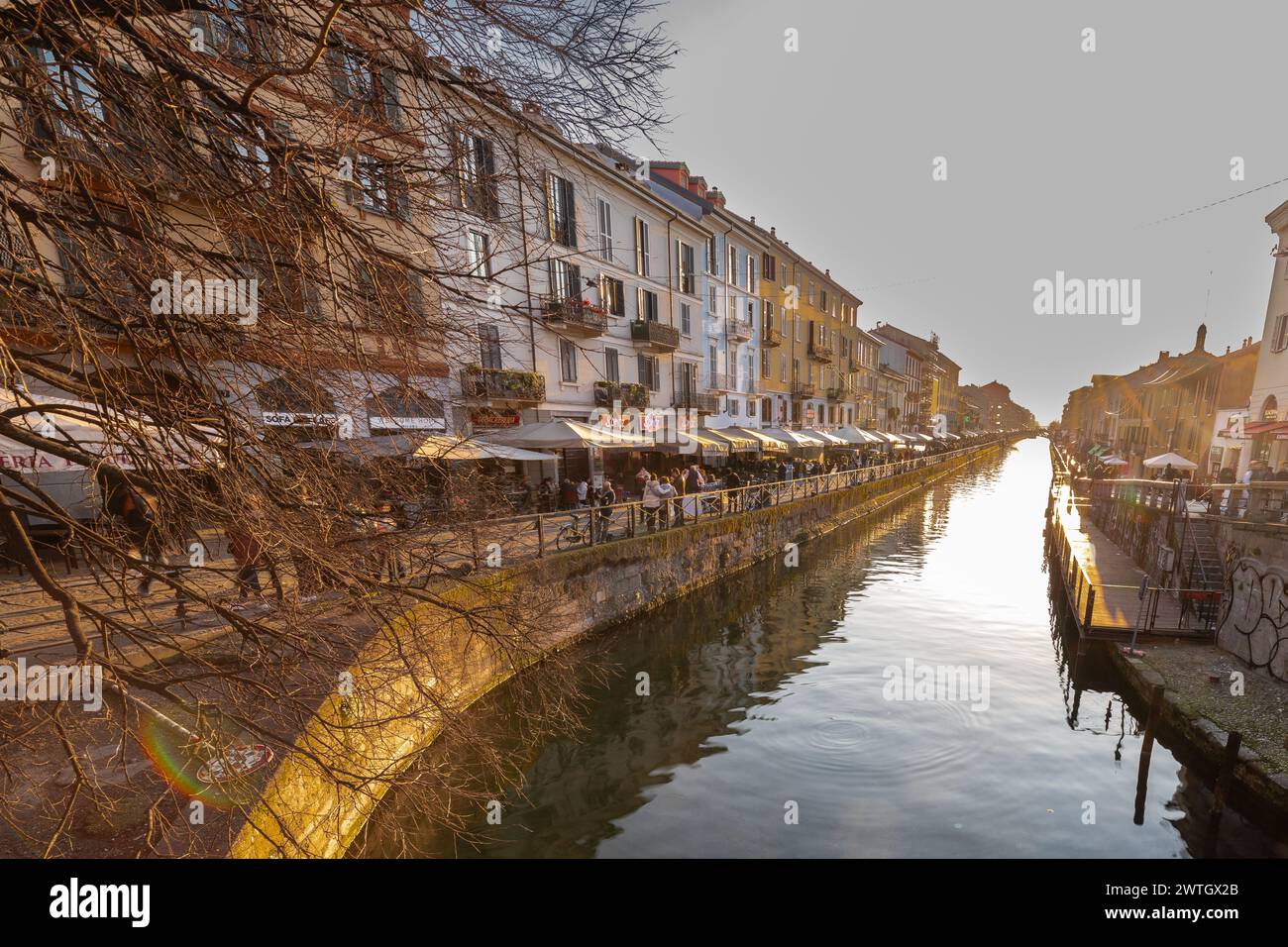 navigli are a system of interconnected canals in and around Milan and ...