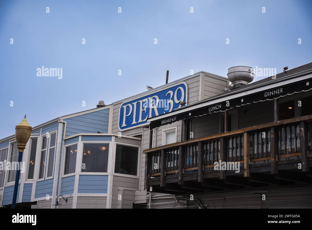 The Pier 39 Sign in Fisherman's Wharf - San Francisco, California Stock ...