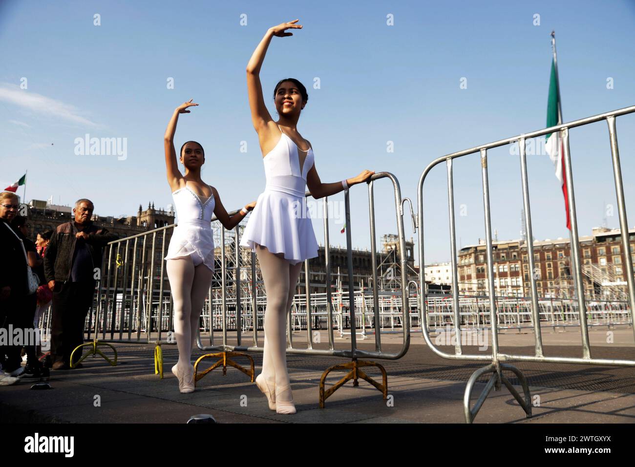 A girl is participating in the Staatsballett Berlin main dancer, Elisa ...