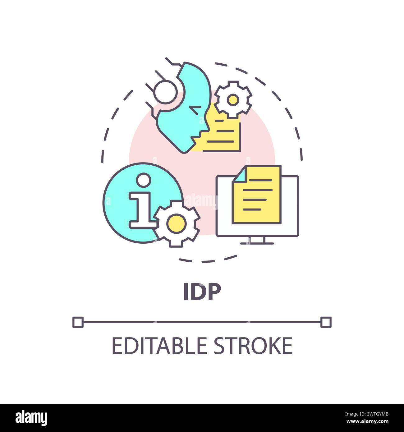 IDP ai multi color concept icon Stock Vector Image & Art - Alamy IDP ai multi color concept icon Stock Vector Image & Art - Alamy