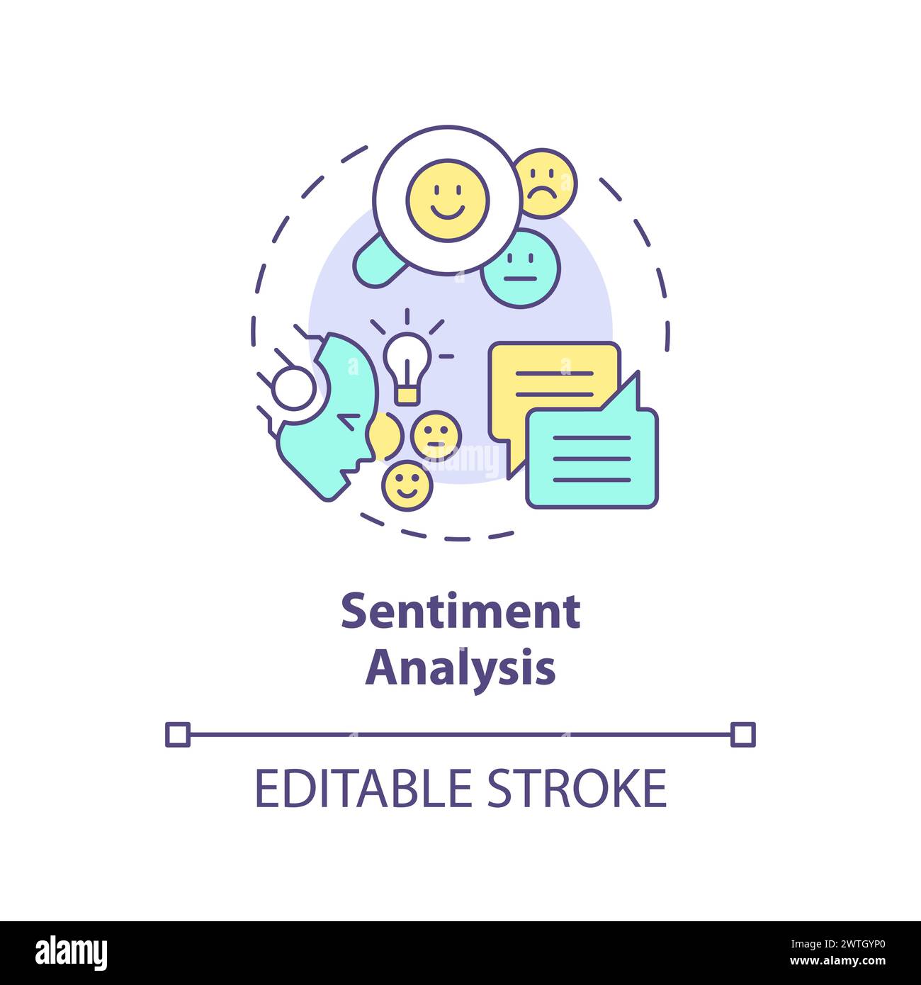 Sentiment analysis of text hi-res stock photography and images - Alamy