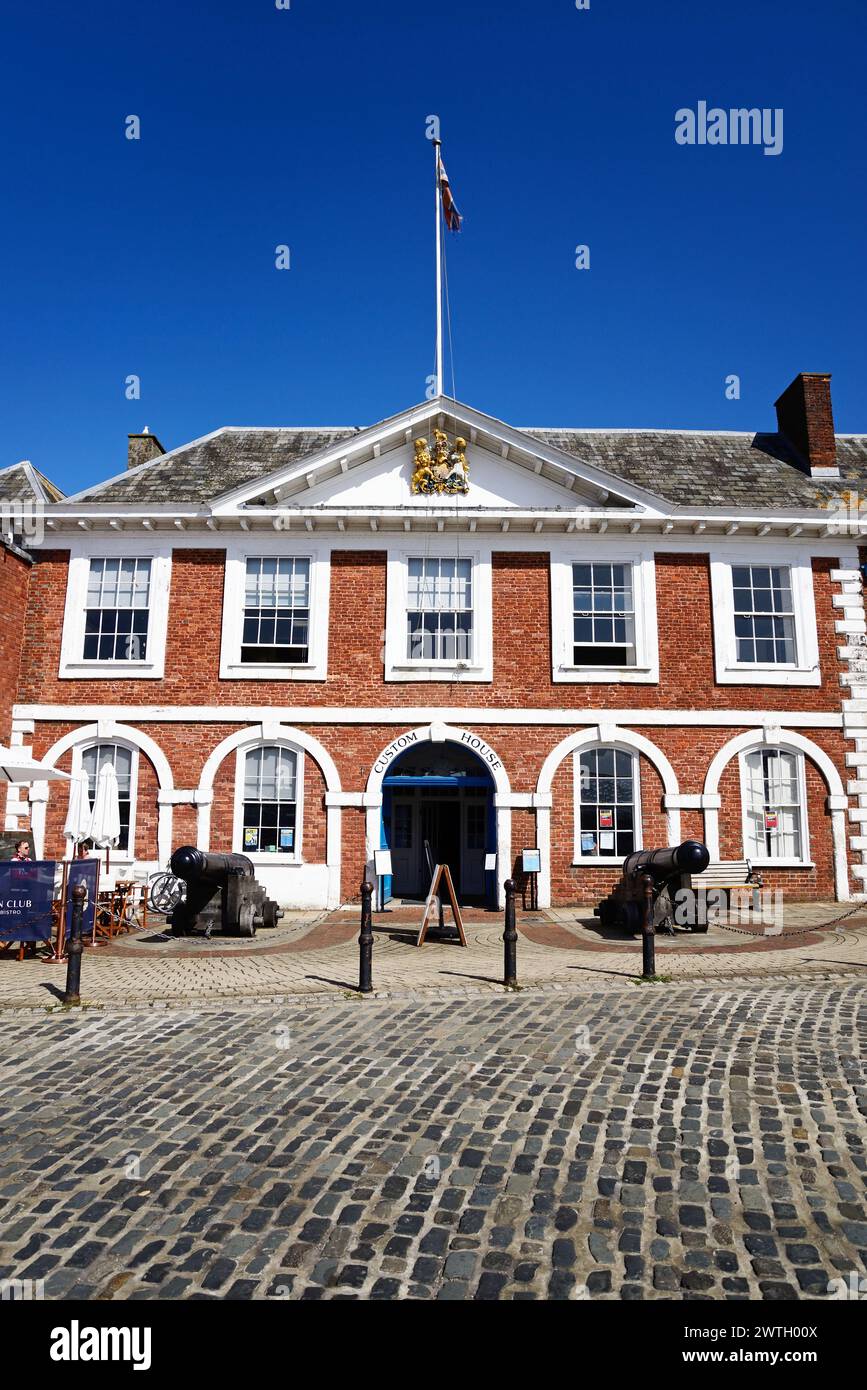Front view of the Custom House (now a visitor centre) along the ...