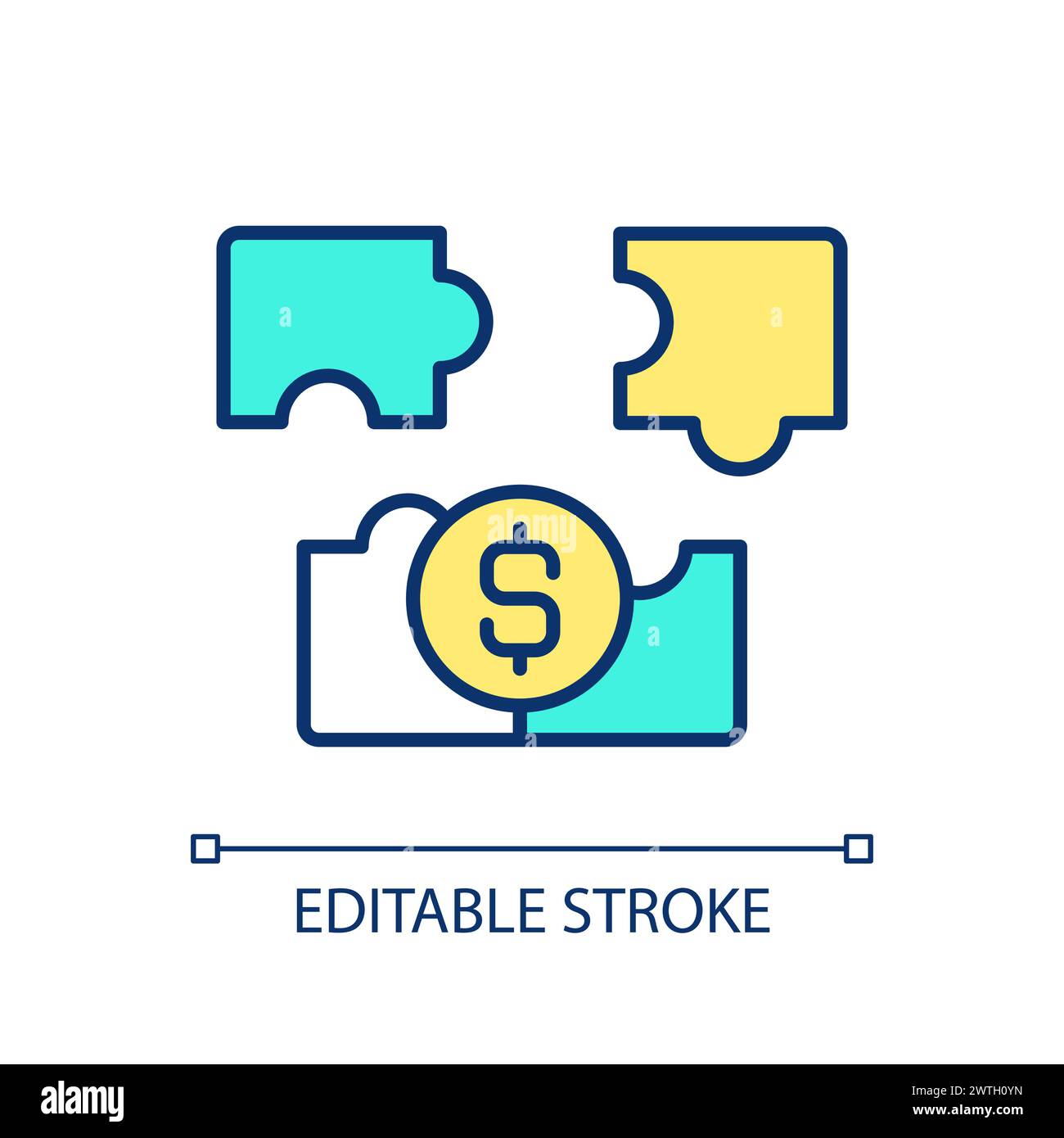 Art jigsaw puzzles Stock Vector Images - Alamy