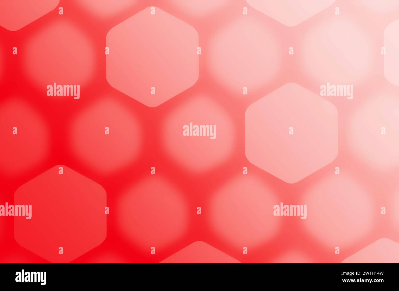 Illustration of Gradient Red 3D Hexagon Pattern for Abstract Background ...