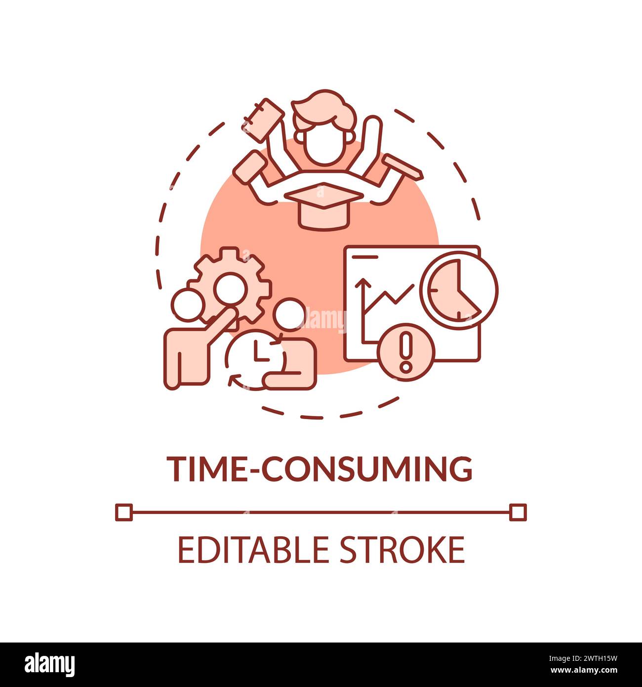 Time-consuming red concept icon Stock Vector Image & Art - Alamy Time-consuming red concept icon Stock Vector Image & Art - Alamy