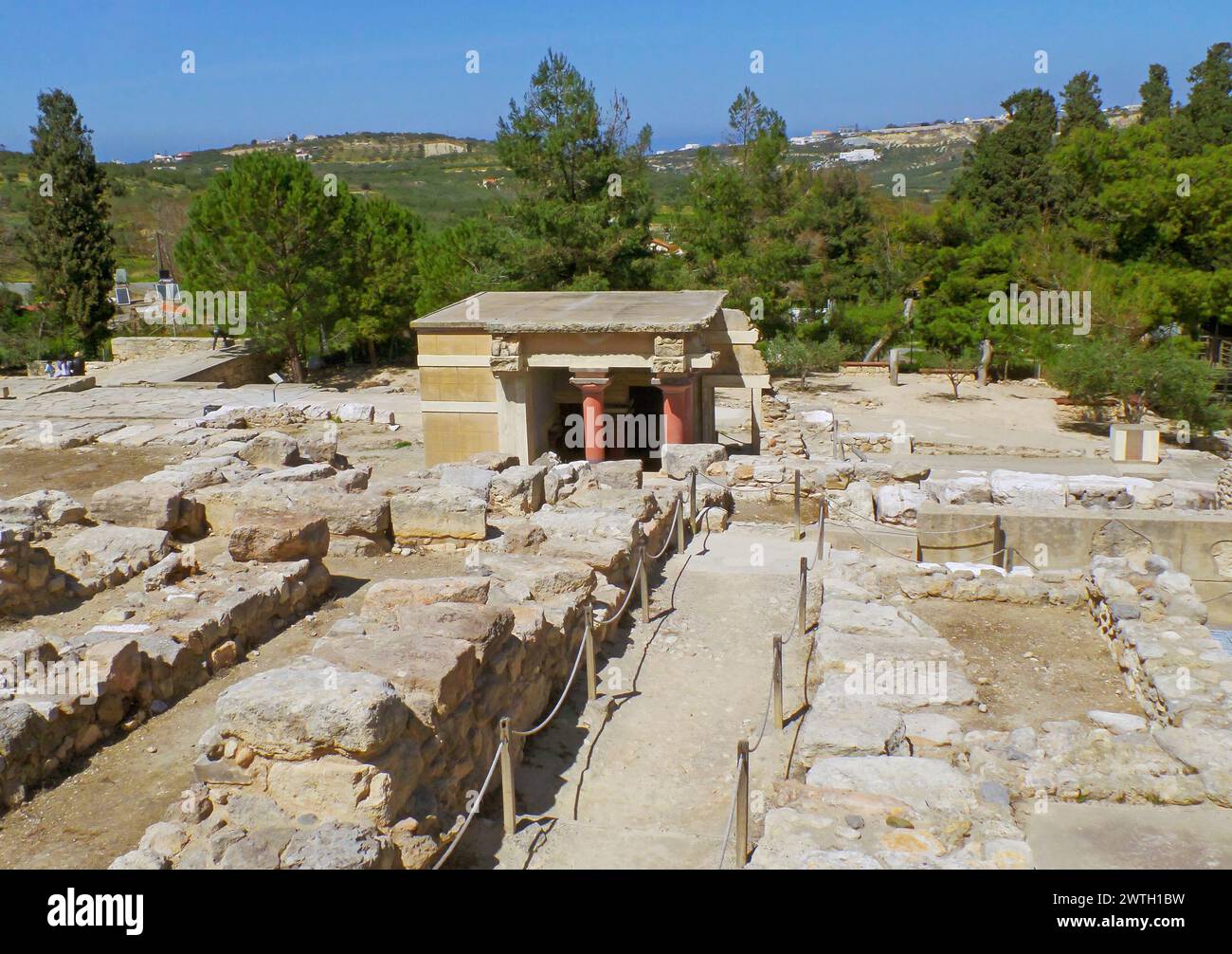 Marvelous Archaeological Site of Knossos with the North Lustral Basin ...