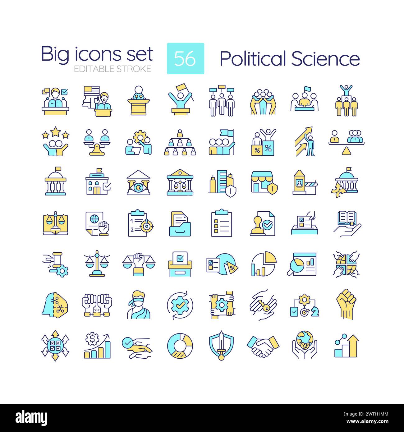 Social structure cartoon hi-res stock photography and images - Alamy