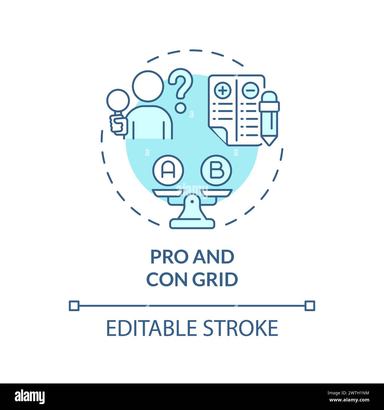 Advantages and disadvantages Stock Vector Images - Alamy