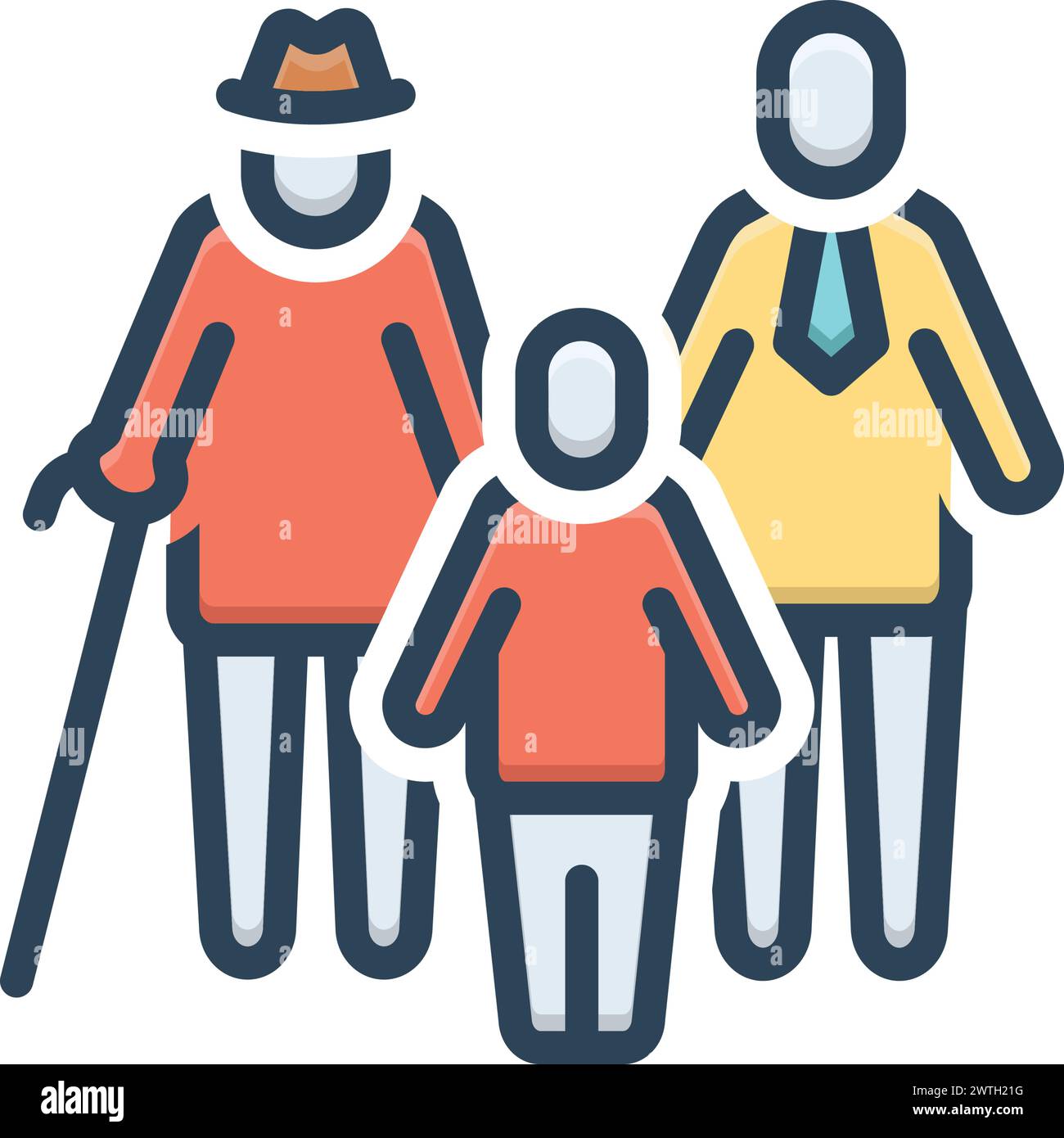 Young generation group Stock Vector Images - Alamy