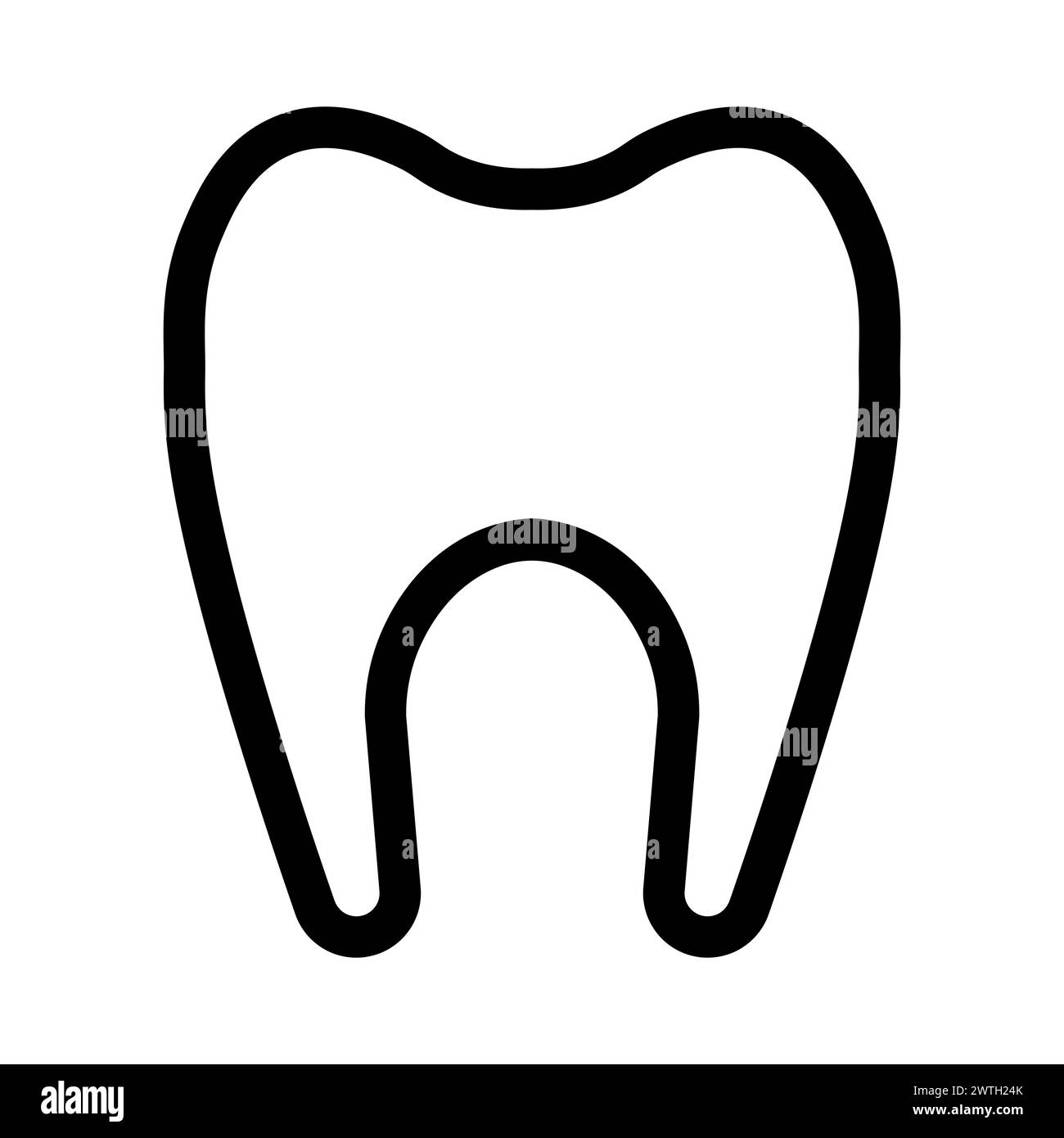 Cartoon tooth Black and White Stock Photos & Images - Alamy