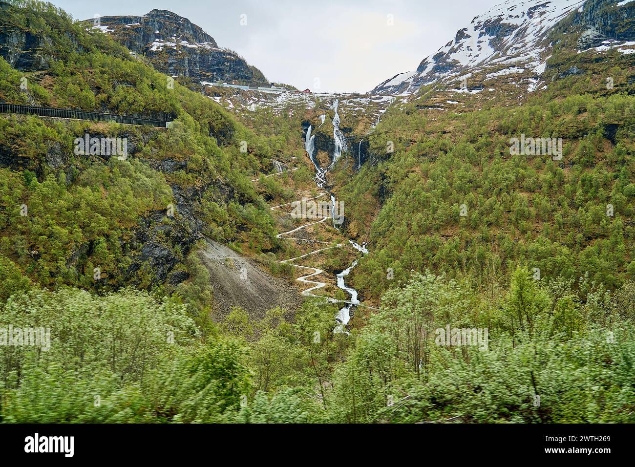 View from the most beautiful train journey with Flamsbana between Flam ...