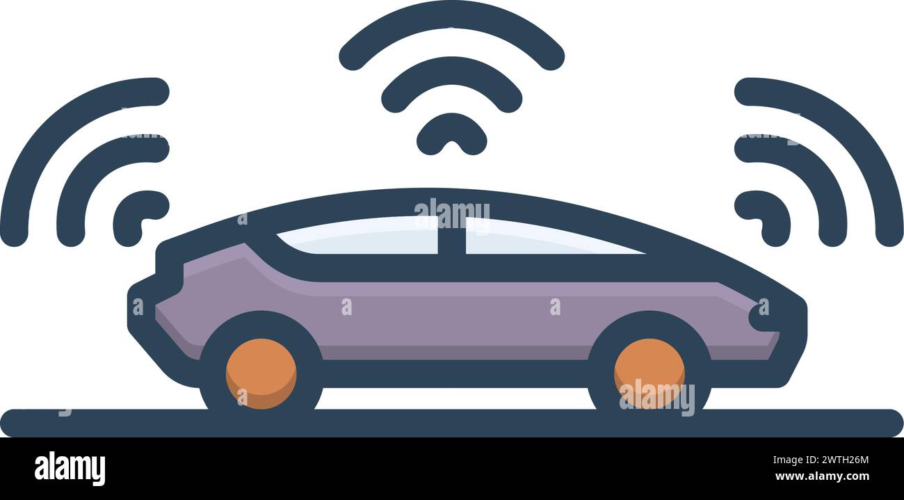 Icon for autonomous, sensor Stock Vector Image & Art - Alamy