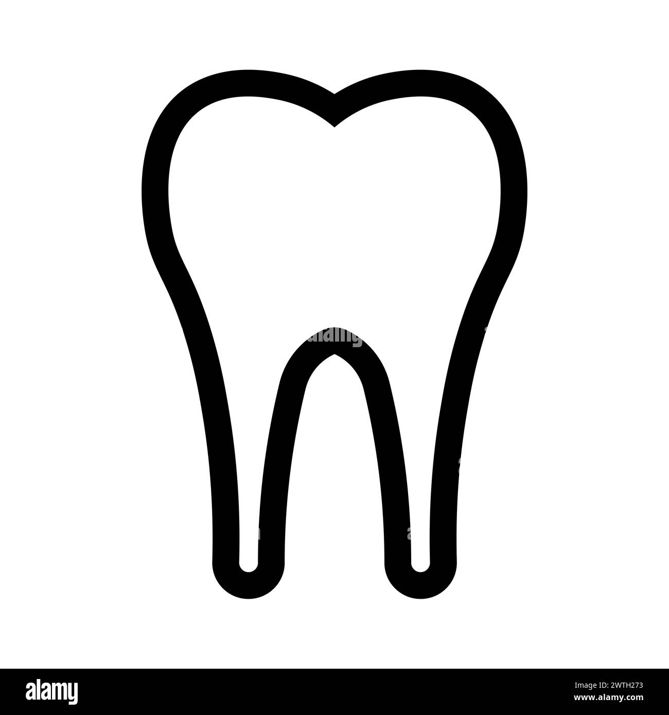 Cartoon tooth Black and White Stock Photos & Images - Alamy