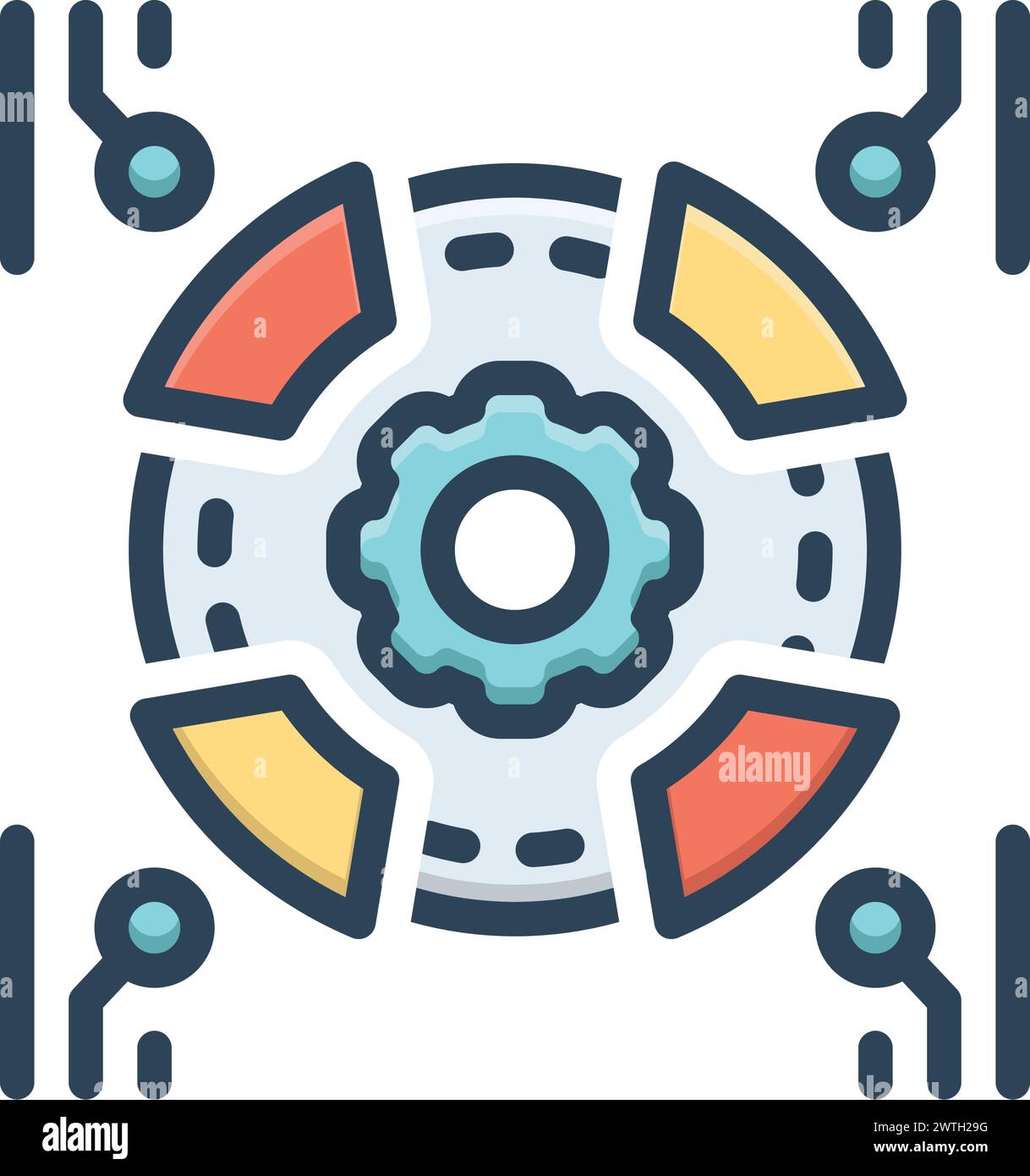 Icon for automation, automatism Stock Vector Image & Art - Alamy