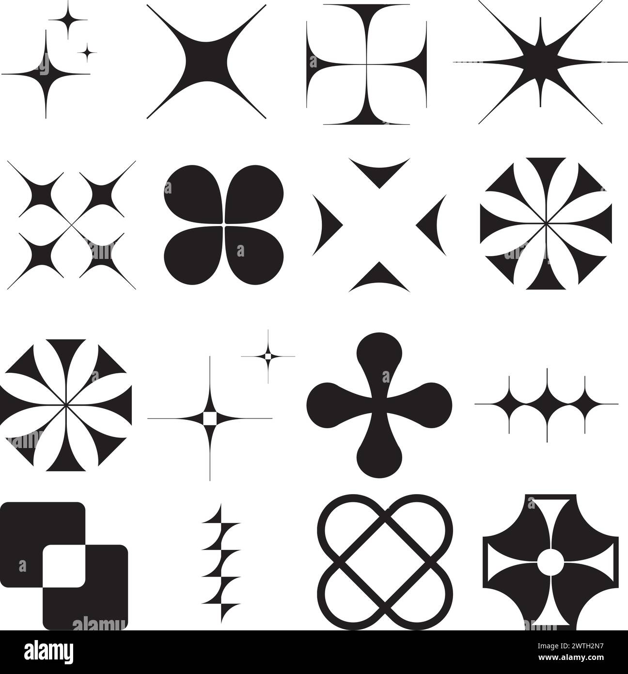 Y2k aesthetic vector vectors hi-res stock photography and images - Alamy