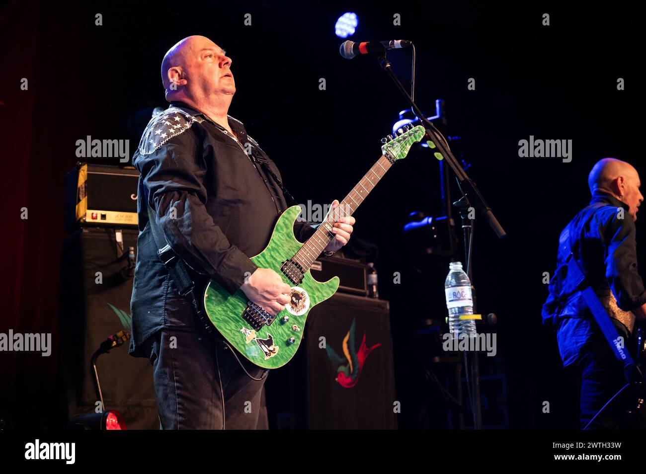 Glasgow, Scotland,17th March 2024, Jake Burns of Stiff Little Fingers ...