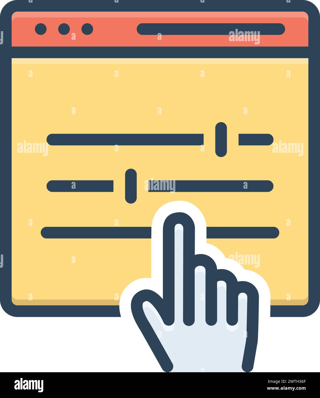 Icon for adjustment, control Stock Vector Image & Art - Alamy