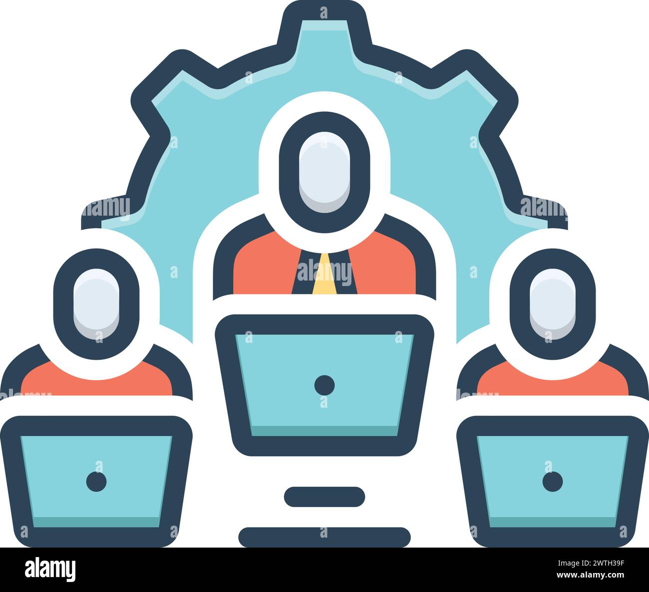 Workforce management vector vectors hi-res stock photography and images ...