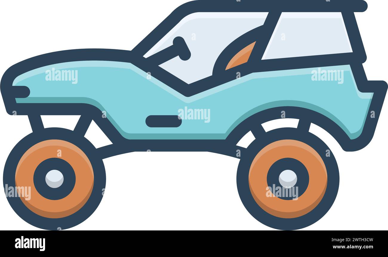 Icon for buggy, atv Stock Vector Image & Art - Alamy