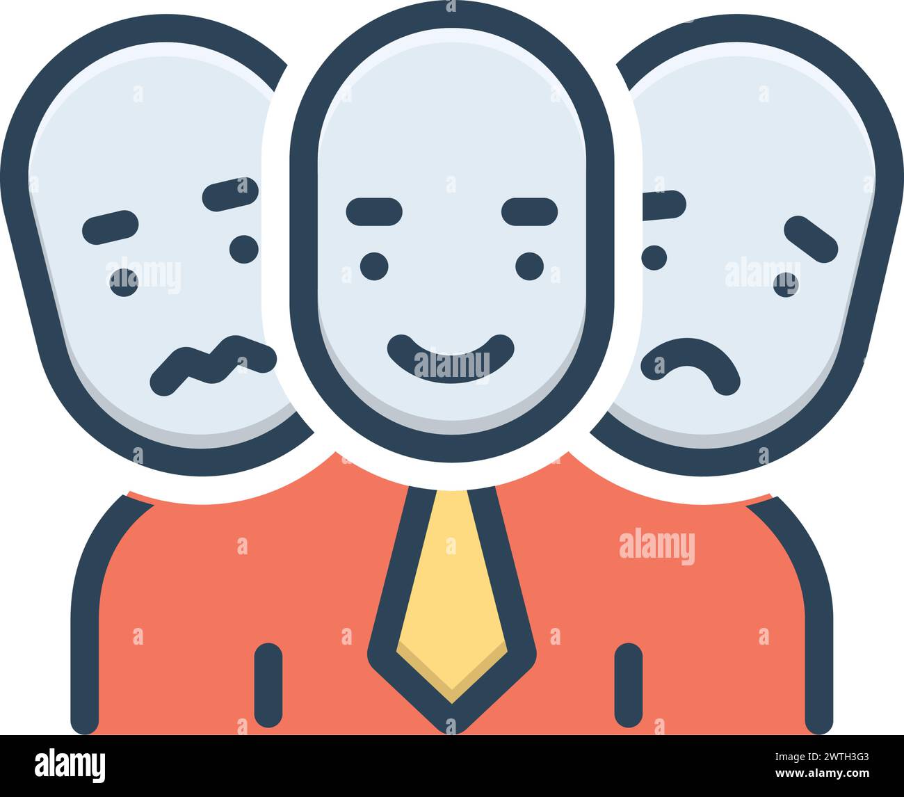 Icon for multiple personality, multiple Stock Vector Image & Art - Alamy