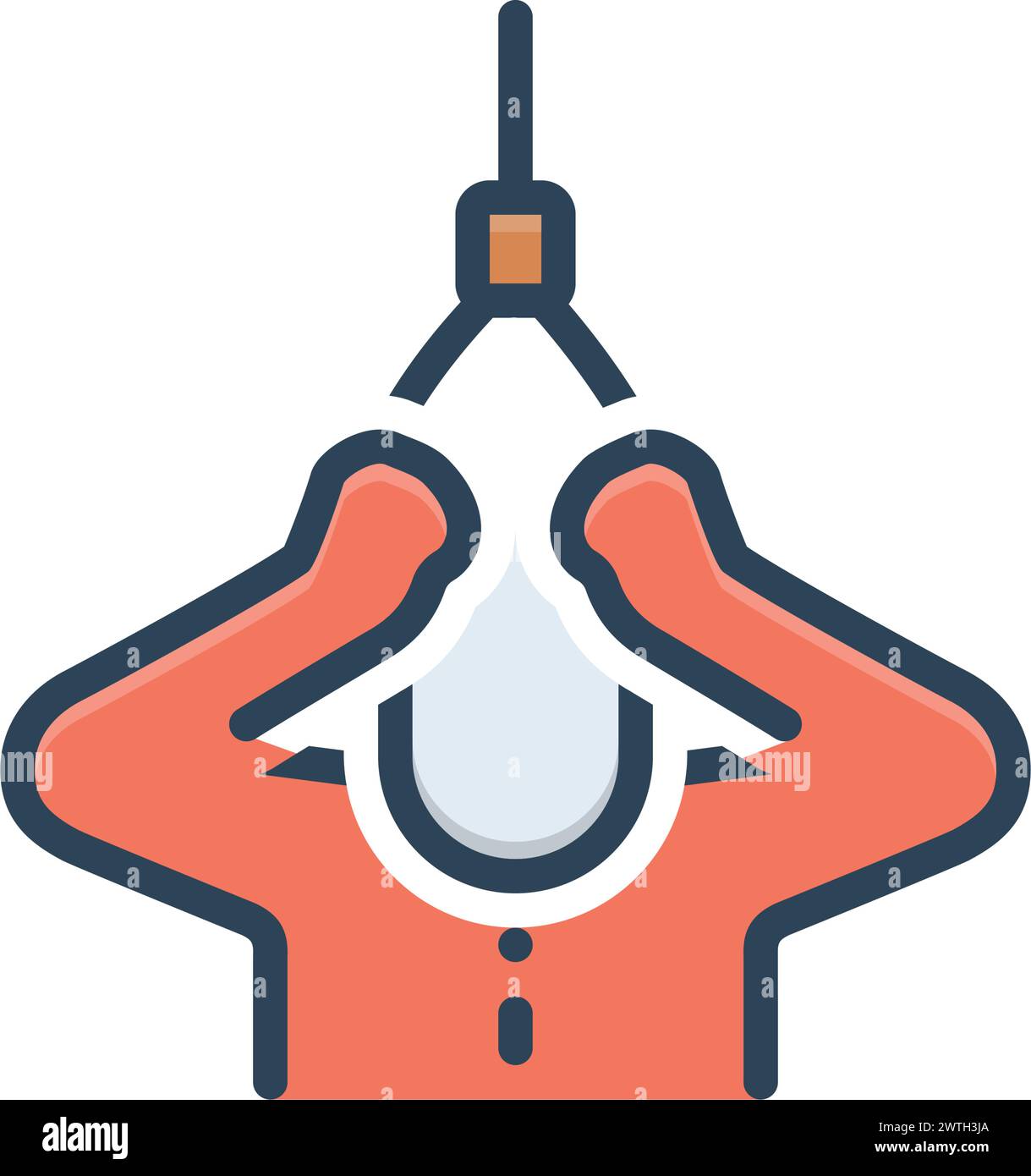 Icon for suicidal thought, hang up Stock Vector Image & Art - Alamy