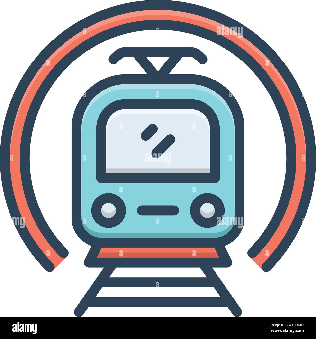 Icon for tram, trains Stock Vector Image & Art - Alamy
