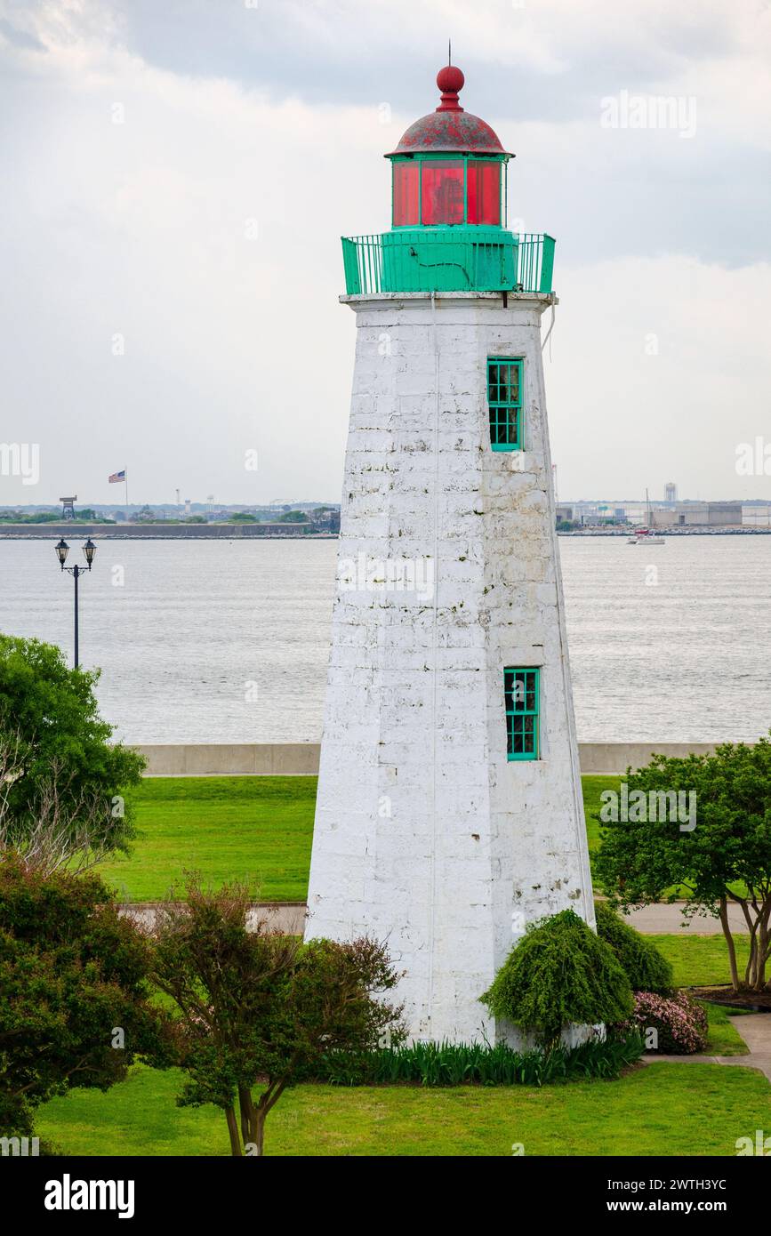 Fort Monroe National Monument, in Hampton, Virginia, at Old Point ...