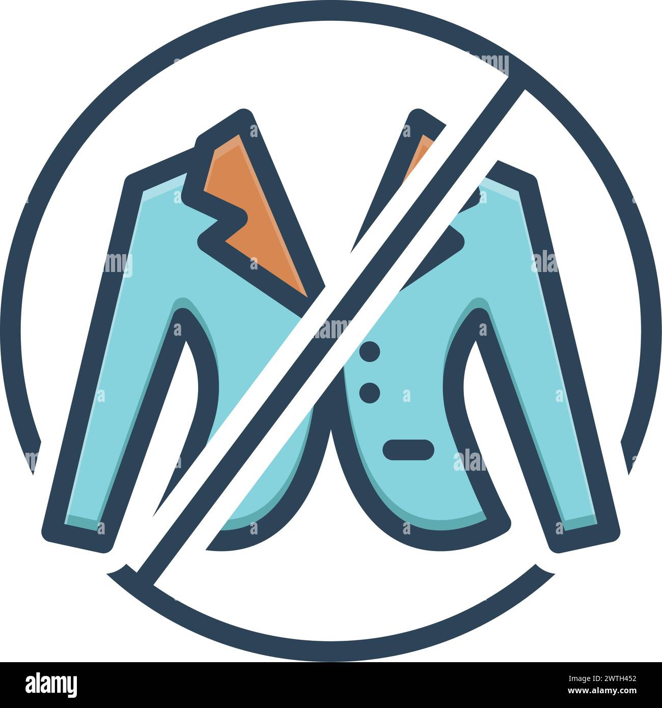 Icon for no dress code, dress Stock Vector Image & Art - Alamy