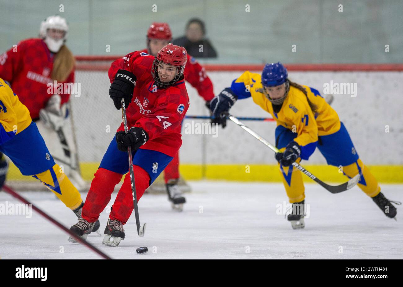 Zagreb, Croatia. 17th Mar, 2024. Marta Gorsic of Croatia in action ...