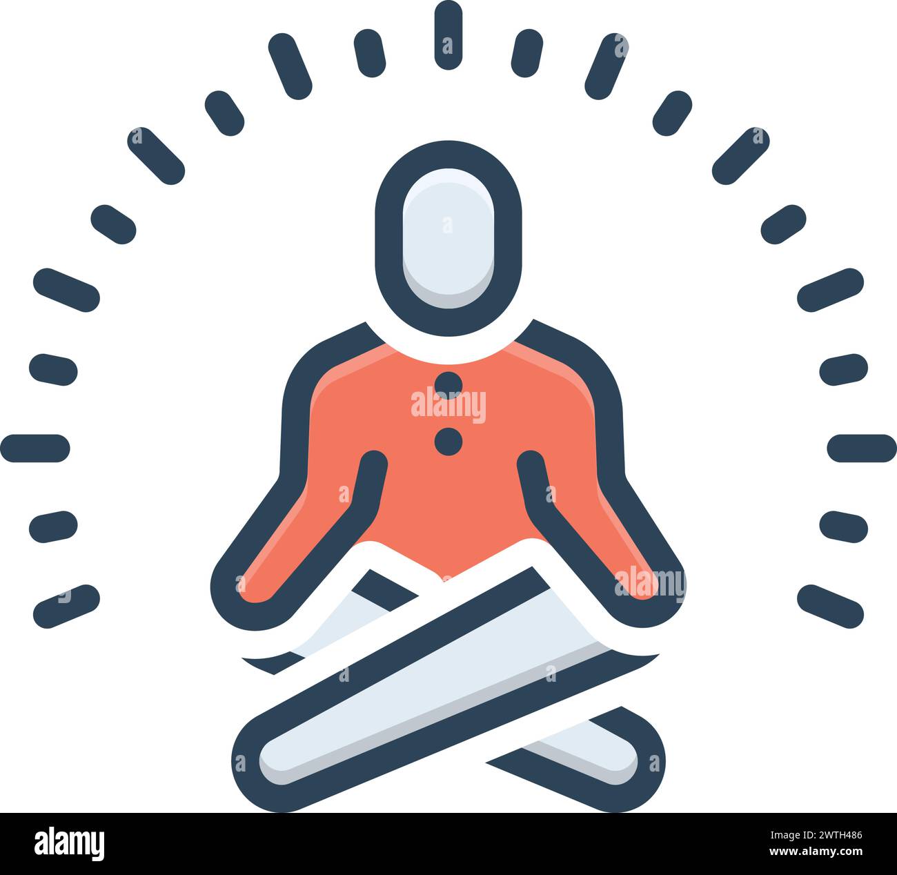 Stress mindfulness Stock Vector Images - Alamy