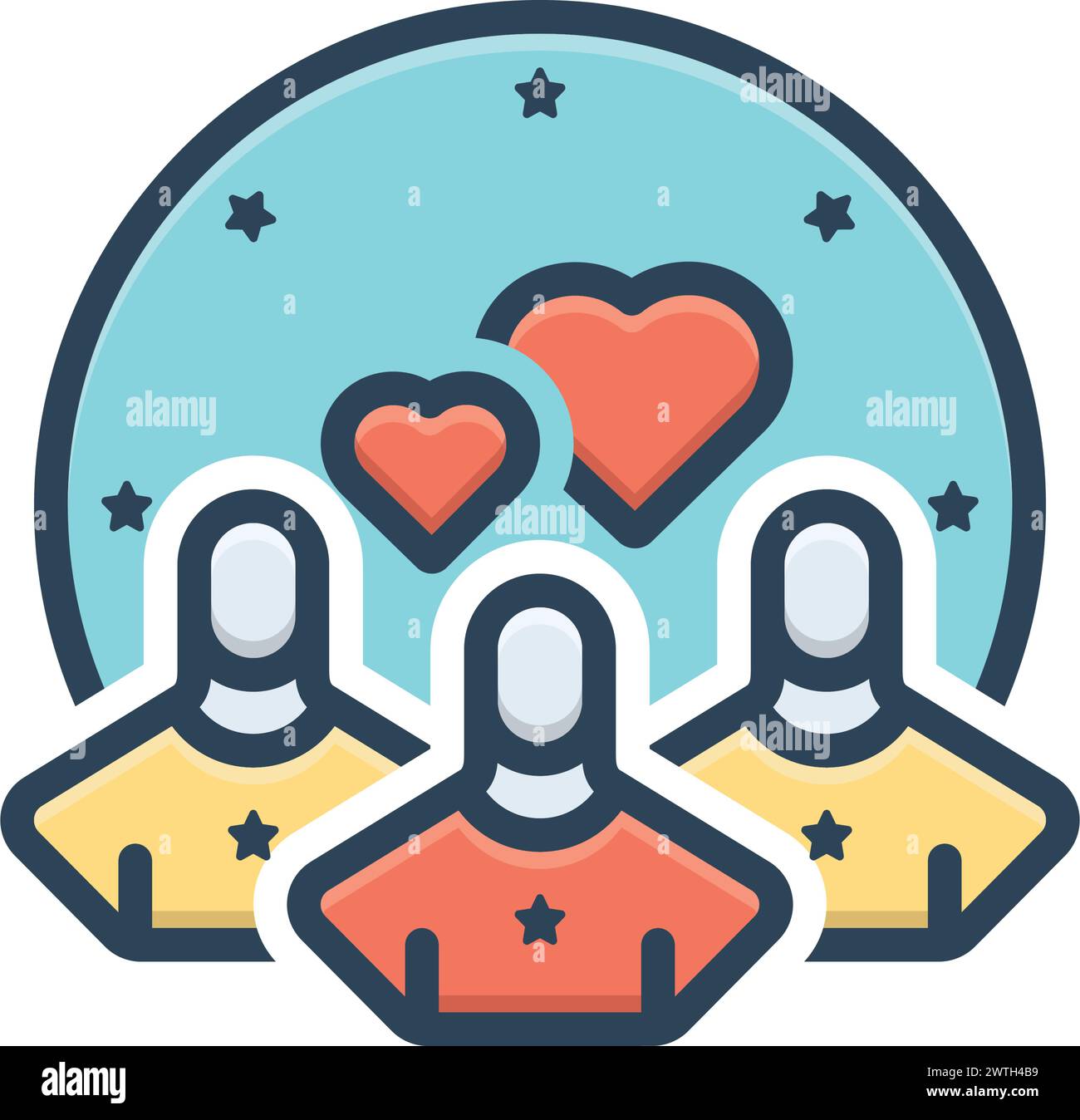 Icon for inclusion, relationship Stock Vector Image & Art - Alamy