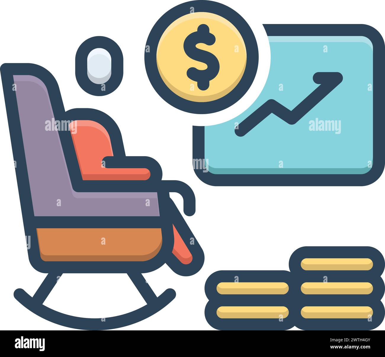 Icon for retirement plans, plan Stock Vector Image & Art - Alamy