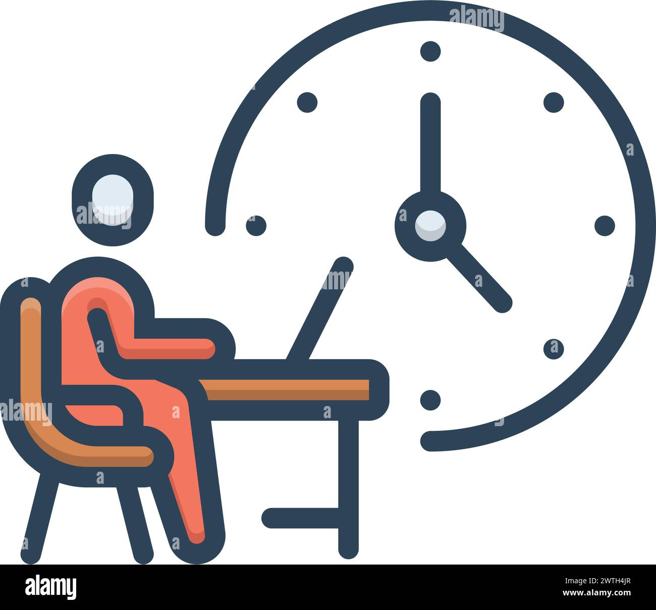 Icon for working hours, working Stock Vector Image & Art - Alamy