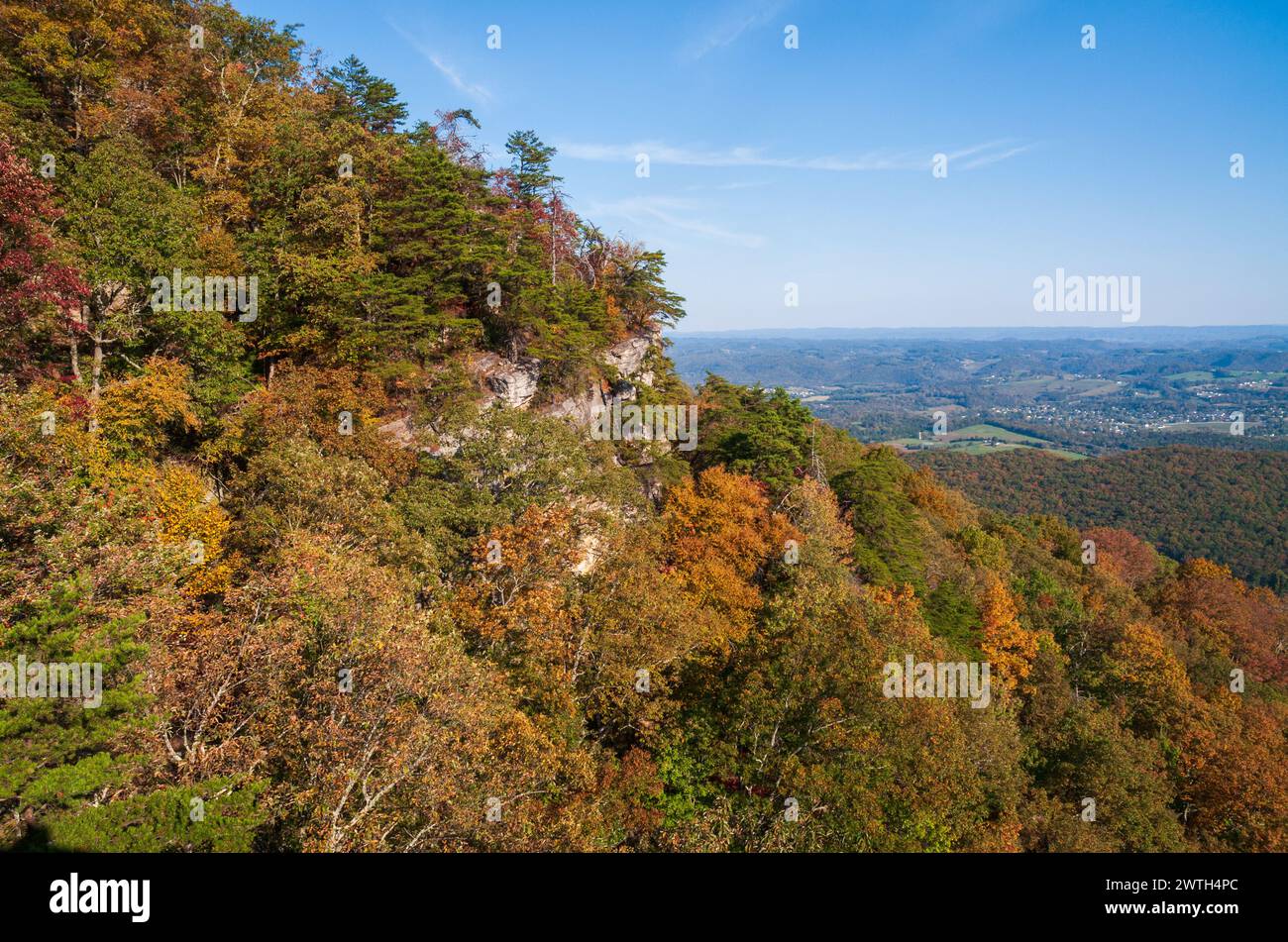 Autumn Overlook at Cumberland Gap National Historical Park, Virginia ...