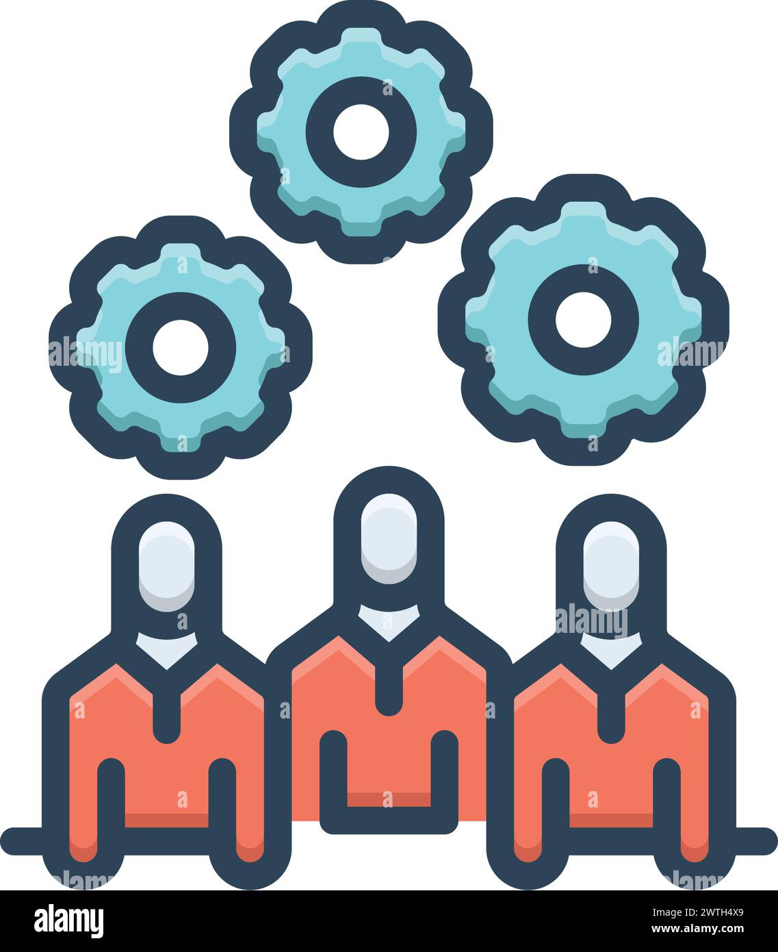 Icon for team bonding activities, team Stock Vector Image & Art - Alamy