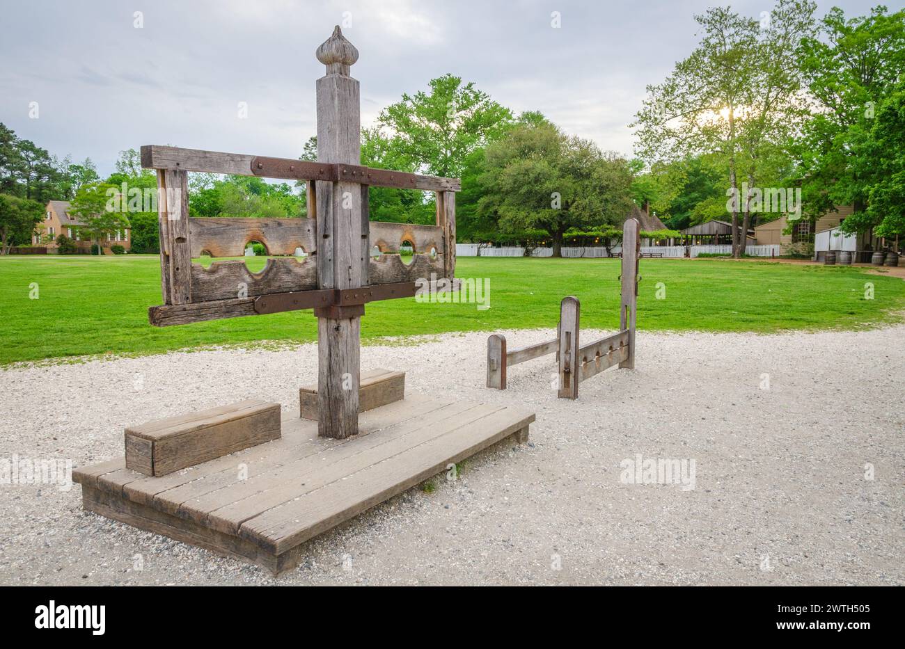 The “Historic Triangle” Historical Colonial Williamsburg in Virginia ...