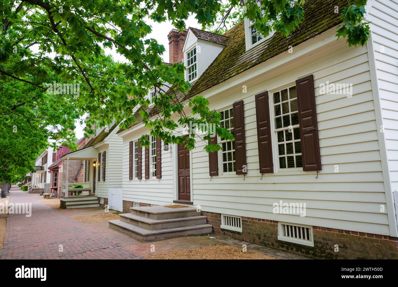 The “Historic Triangle” Historical Colonial Williamsburg in Virginia ...