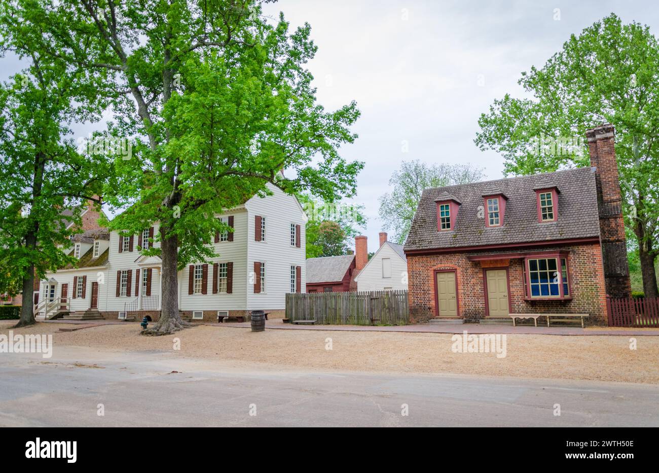 The “Historic Triangle” Historical Colonial Williamsburg in Virginia ...