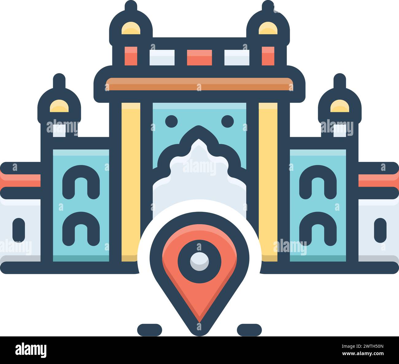 Stronghold place Cut Out Stock Images & Pictures - Alamy