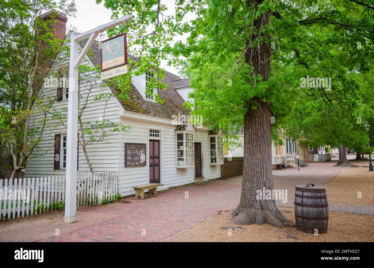 The “Historic Triangle” Historical Colonial Williamsburg in Virginia ...
