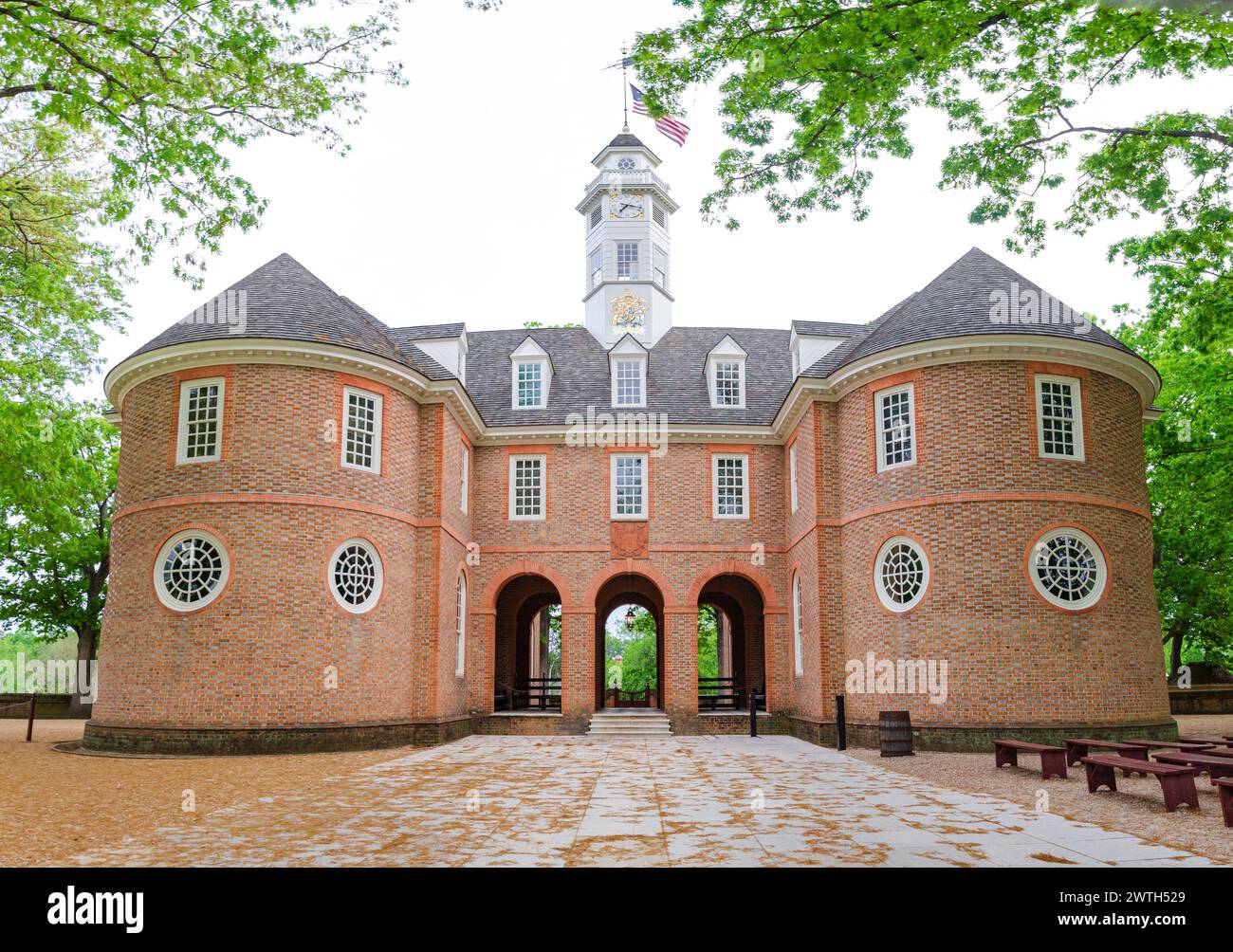 The “Historic Triangle” Historical Colonial Williamsburg in Virginia ...
