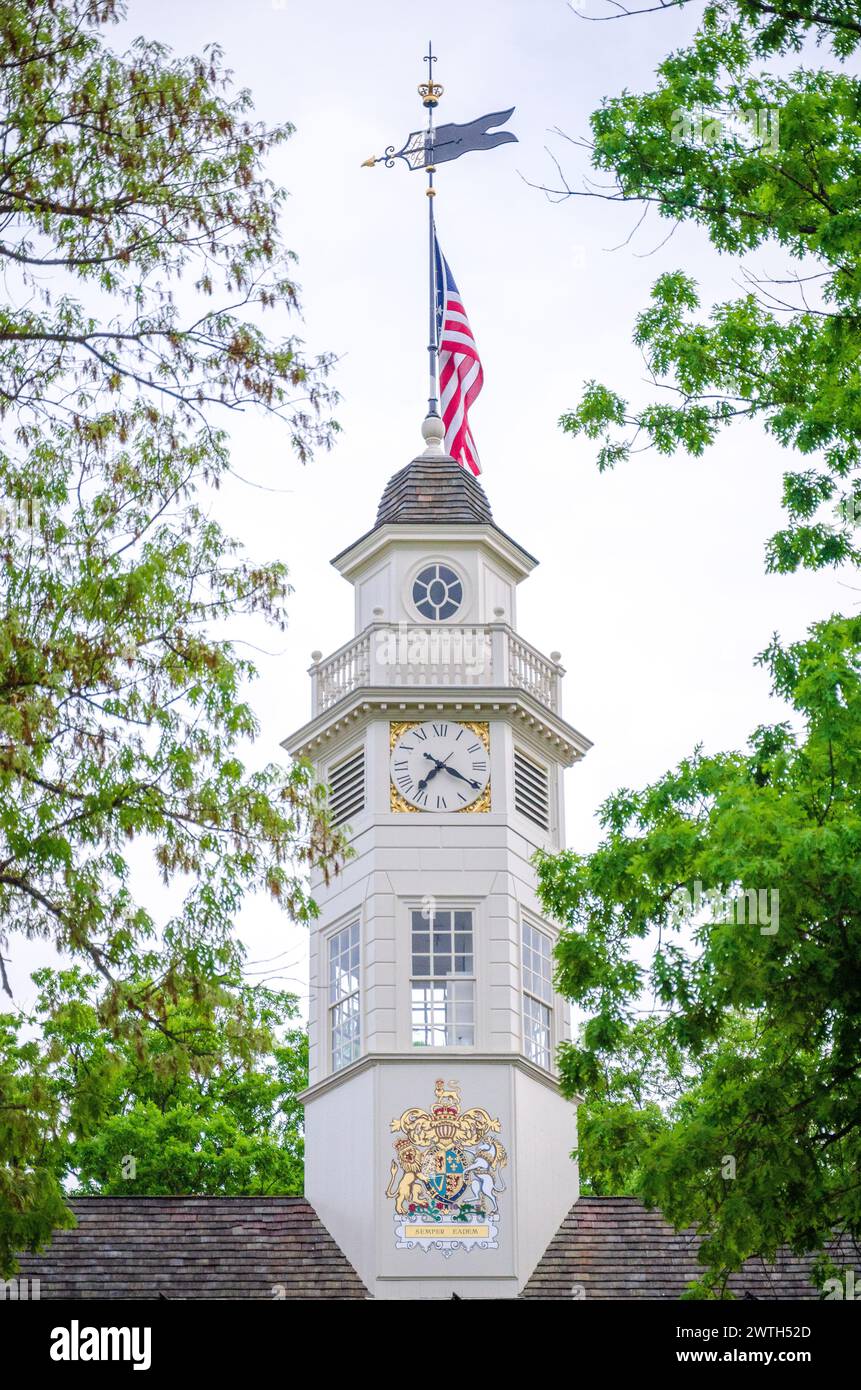 The “Historic Triangle” Historical Colonial Williamsburg in Virginia ...