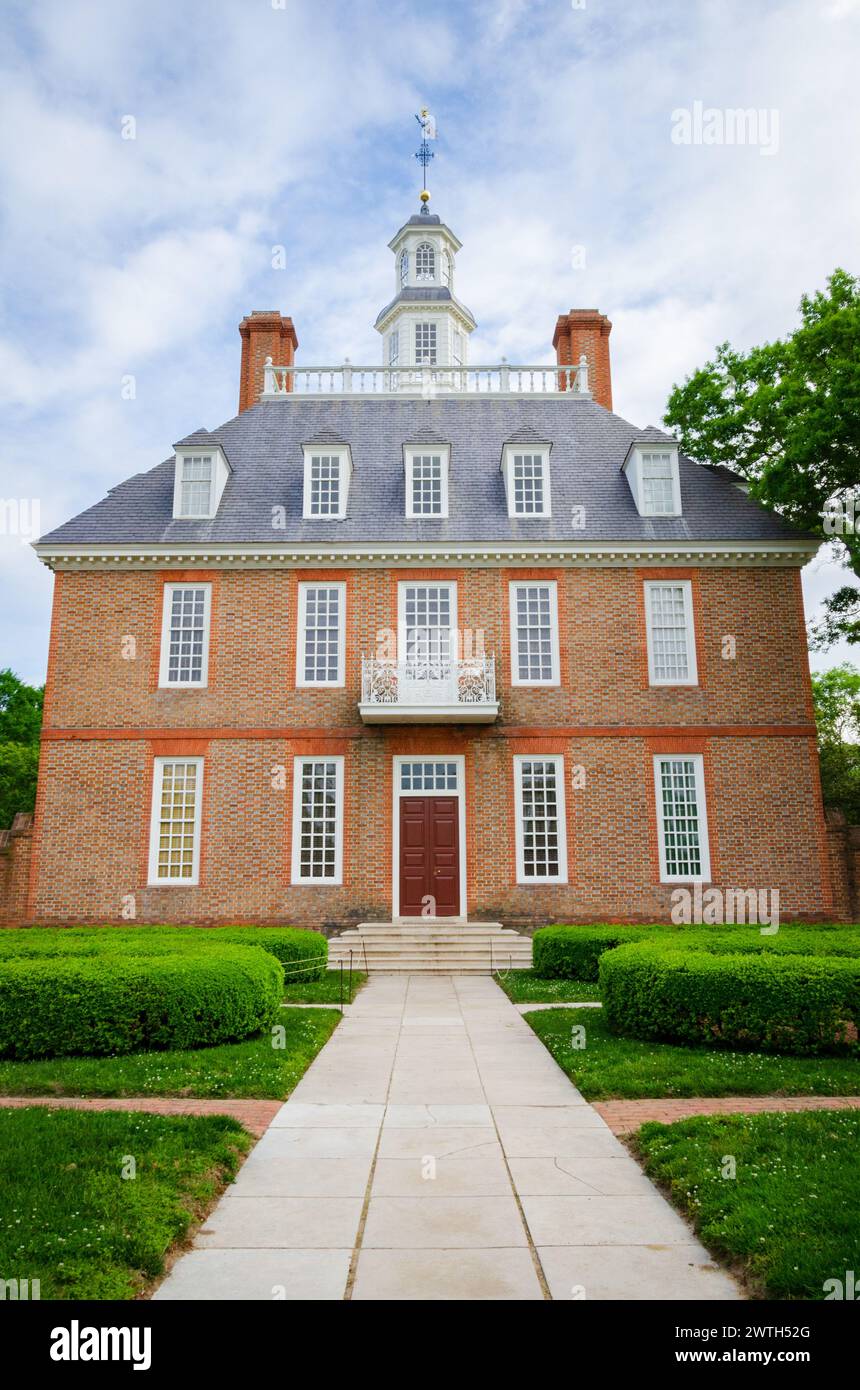 The “Historic Triangle” Historical Colonial Williamsburg in Virginia ...