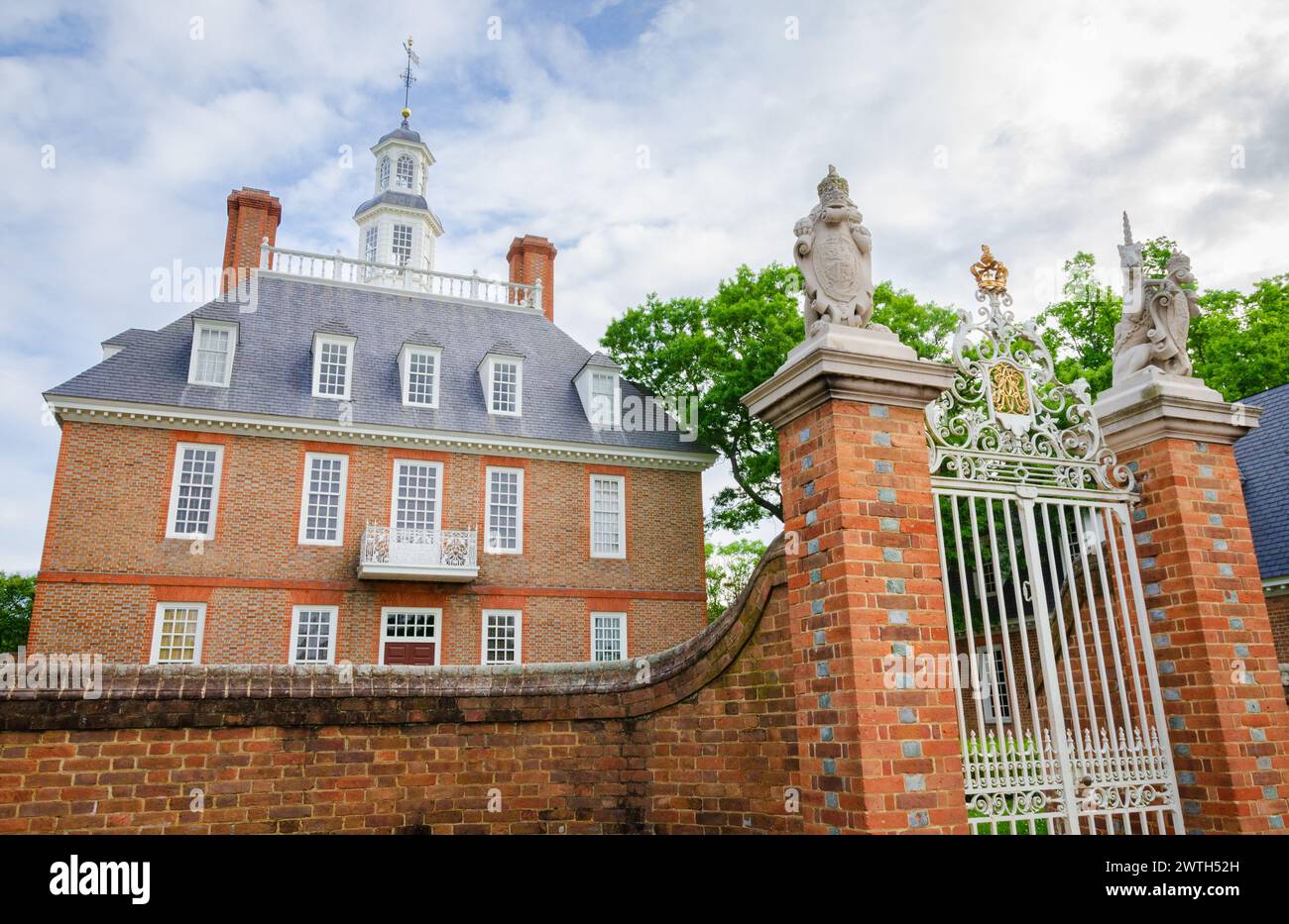 The “Historic Triangle” Historical Colonial Williamsburg in Virginia ...