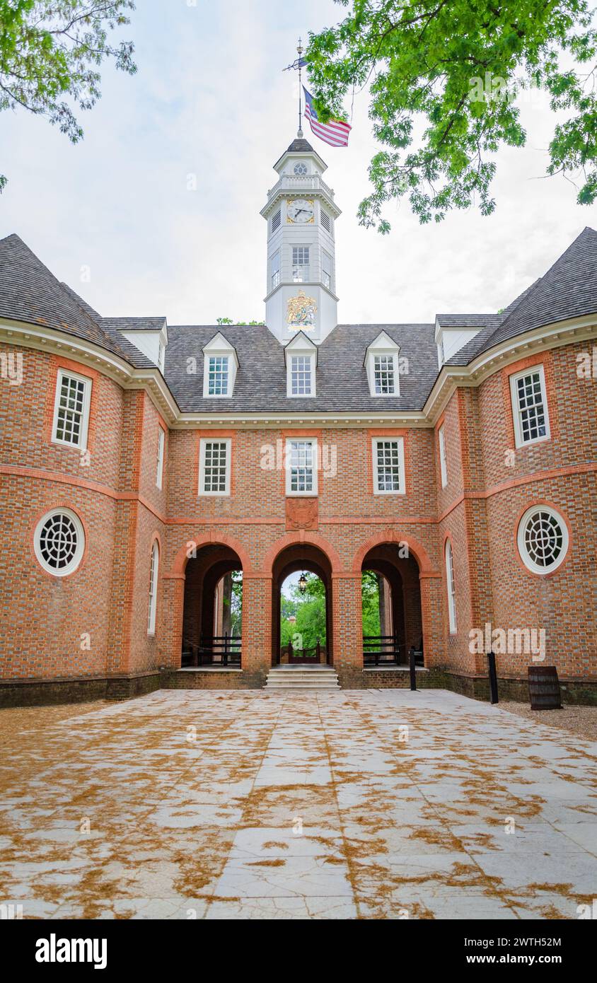 The “Historic Triangle” Historical Colonial Williamsburg in Virginia ...